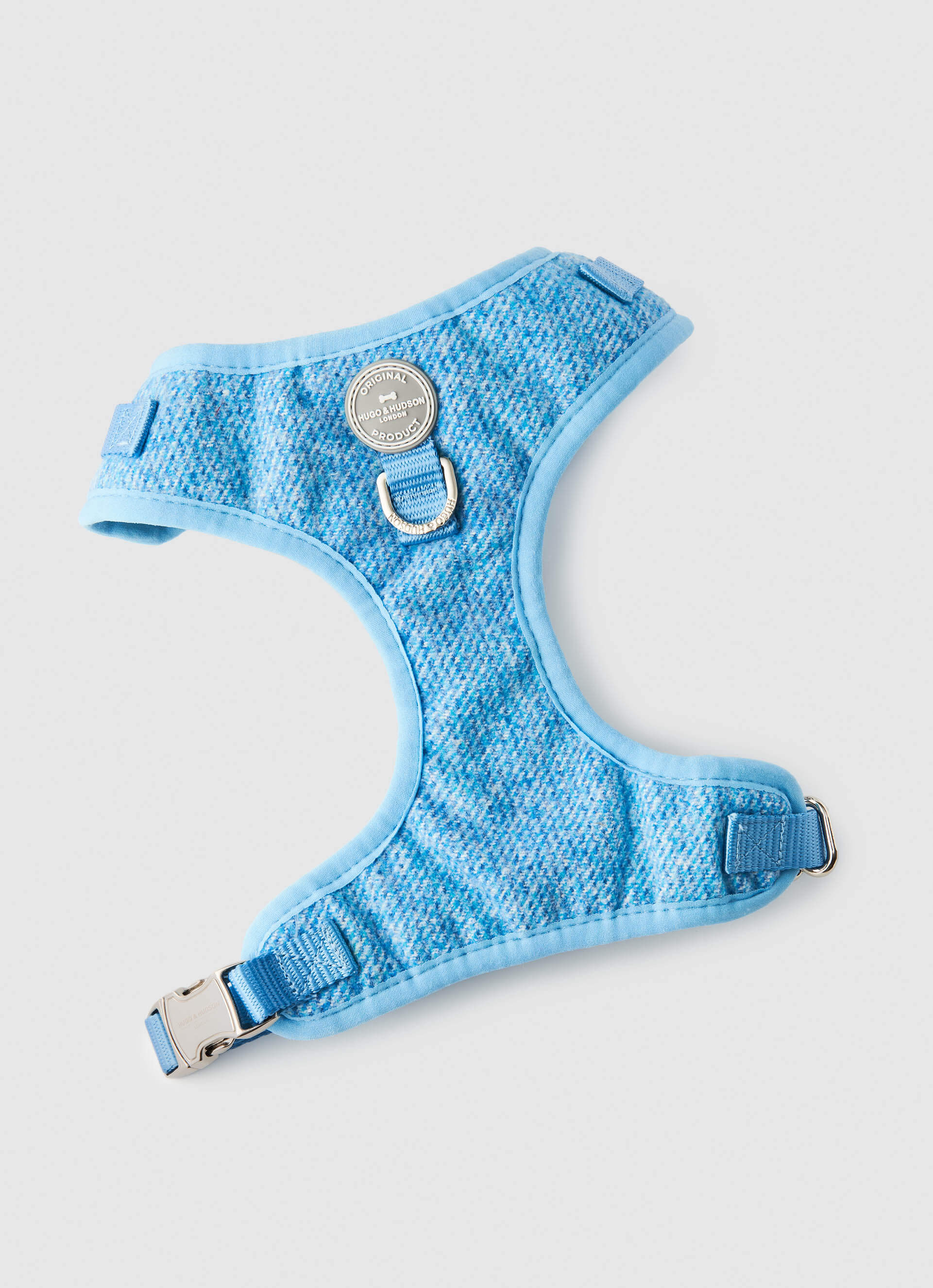 Blue Luxury Tweed Dog Harness – Hugo & Hudson London