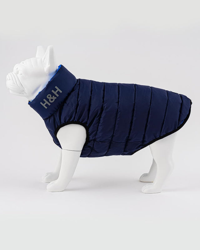 Blue and Navy Dog Puffer Jacket – Hugo & Hudson London