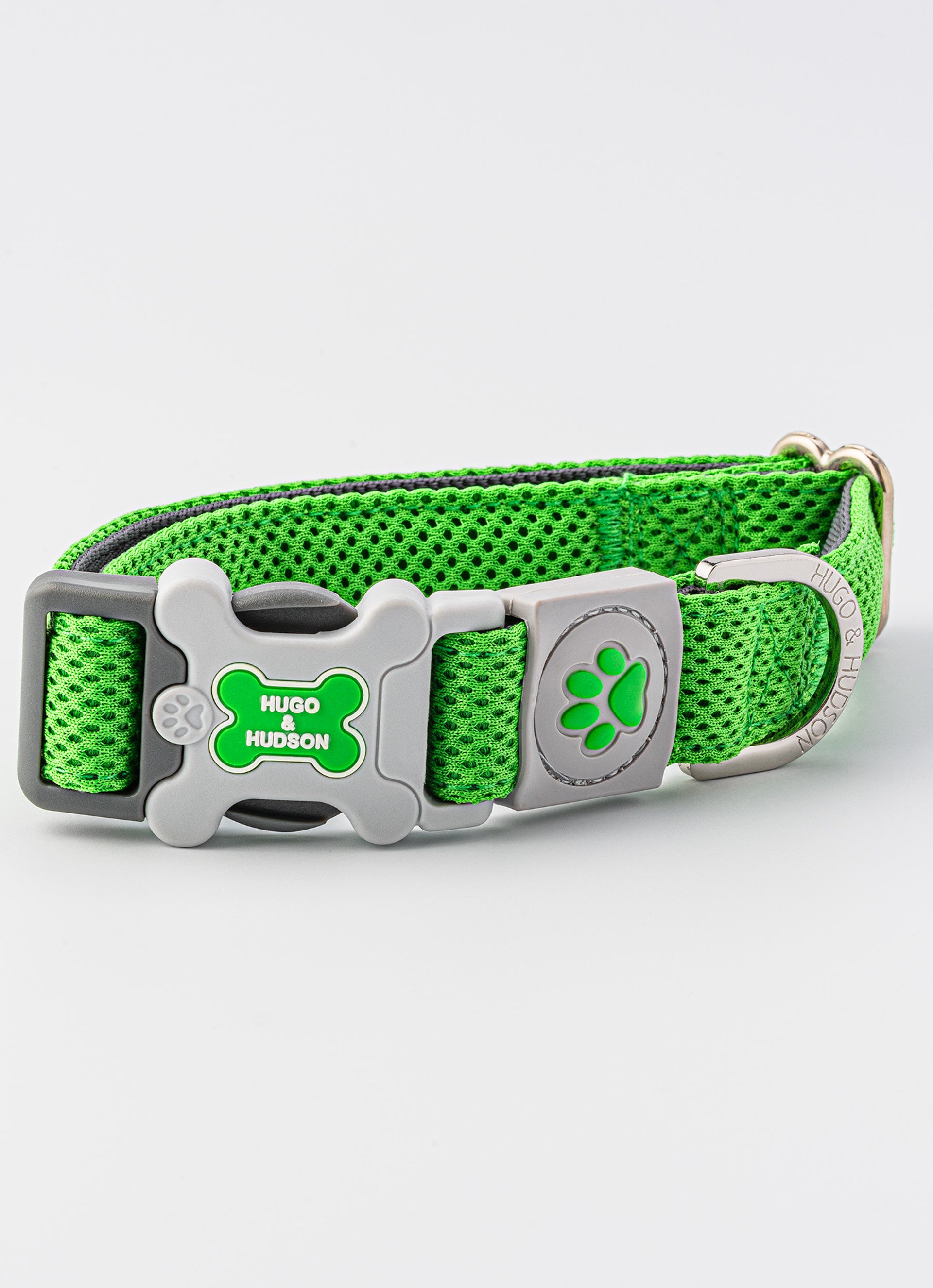 Mesh Dog Collar - Green – Hugo & Hudson London
